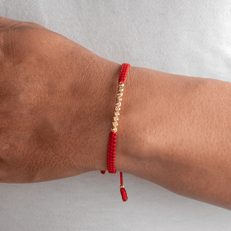 Manillas Artesanales. Balines en Oro Laminado 18k – Vibrantto Joyería